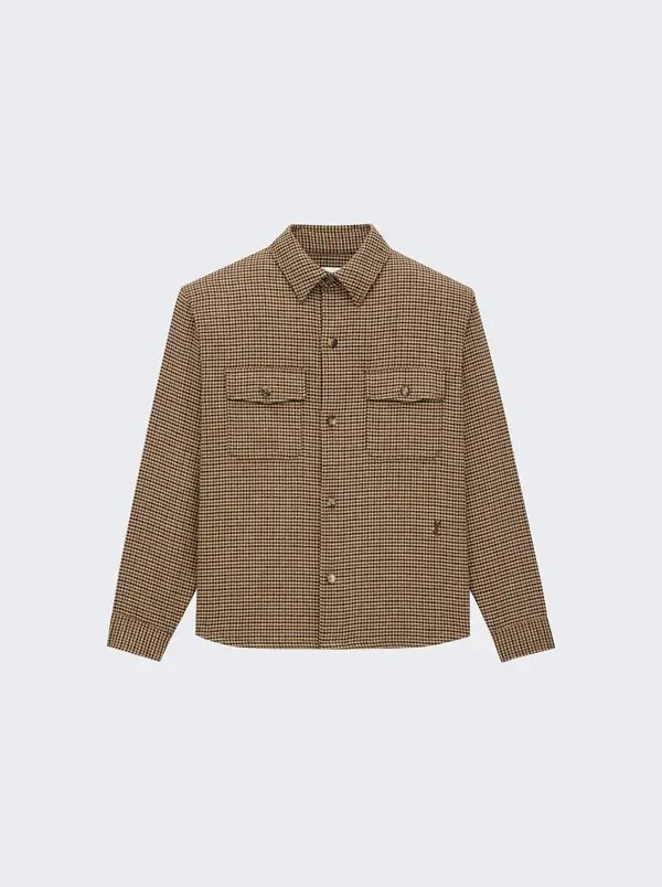 Saint Laurent Flap Pocket Overshirt - Brown