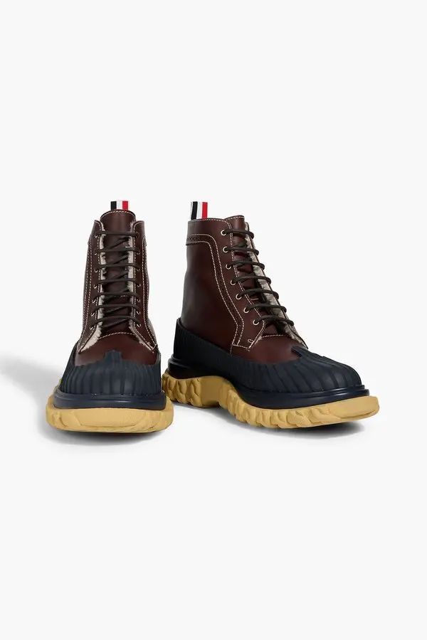 Thom Browne Leather Hiking Boots