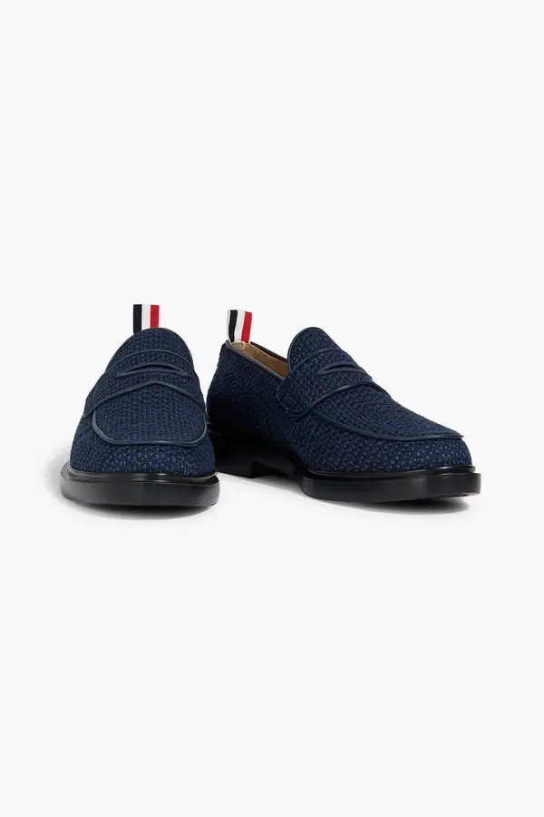 Thom Browne Tweed Penny Loafers