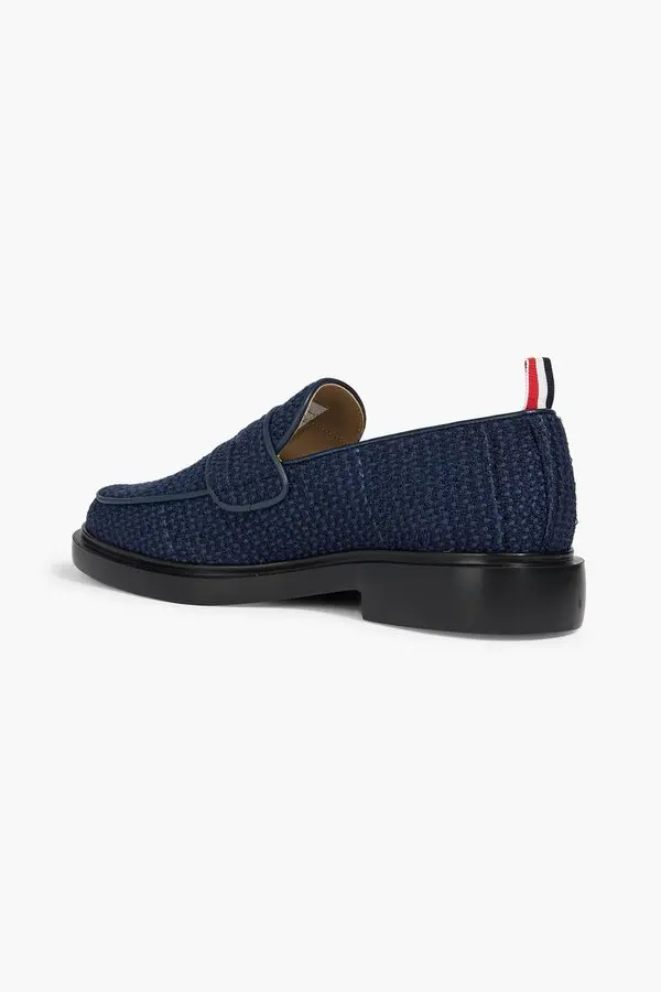 Thom Browne Tweed Penny Loafers