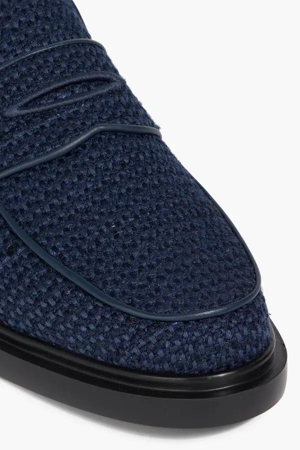 Thom Browne Tweed Penny Loafers