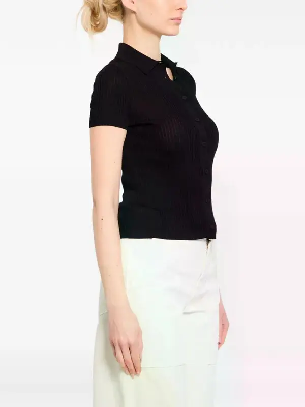 Balenciaga Embroidered Short-sleeves Shirt - Black