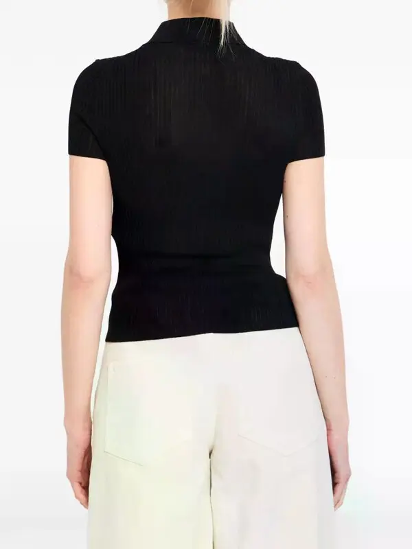 Balenciaga Embroidered Short-sleeves Shirt - Black