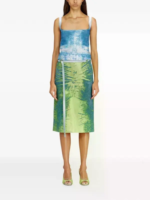 DIESEL® De-sanat-fsi Midi Dress - Green
