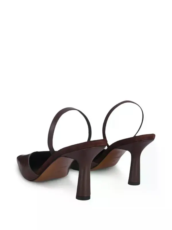 NEOUS Slingback Heeled Pumps - Brown