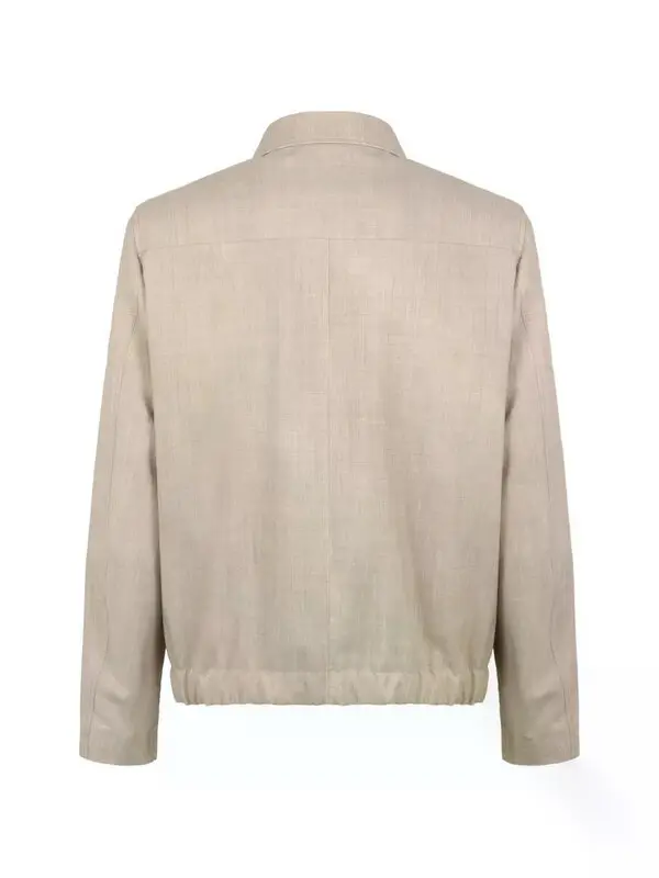 SLOWEAR Virgin Wool Jacket - Neutrals