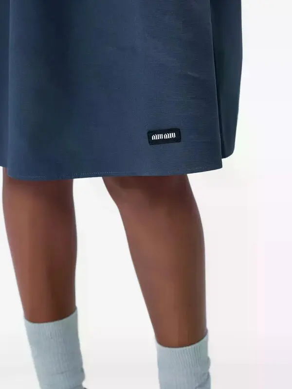 Miu Miu Elasticated Waistband Midi Skirt