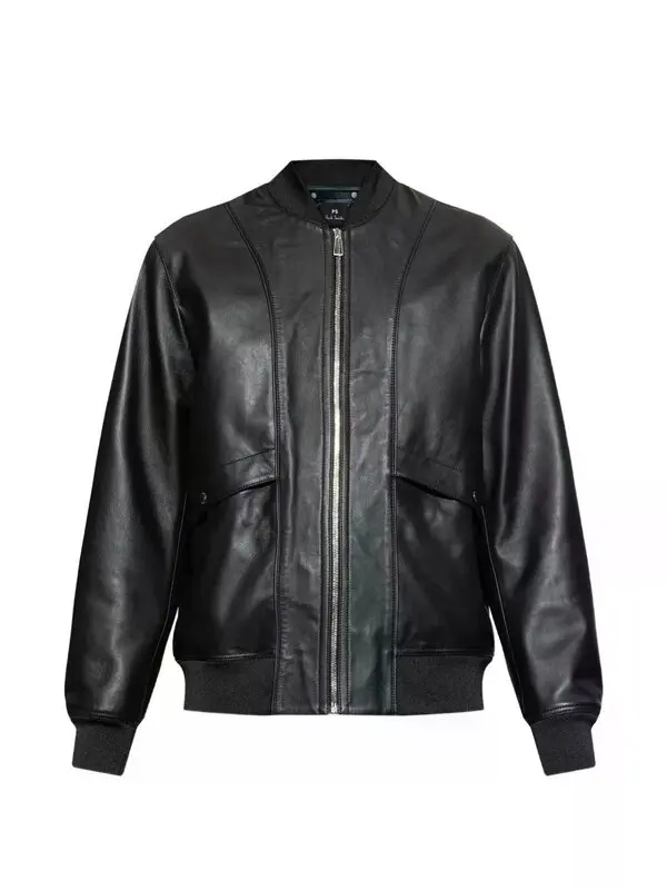 Paul Smith Zip-front Leather Jacket