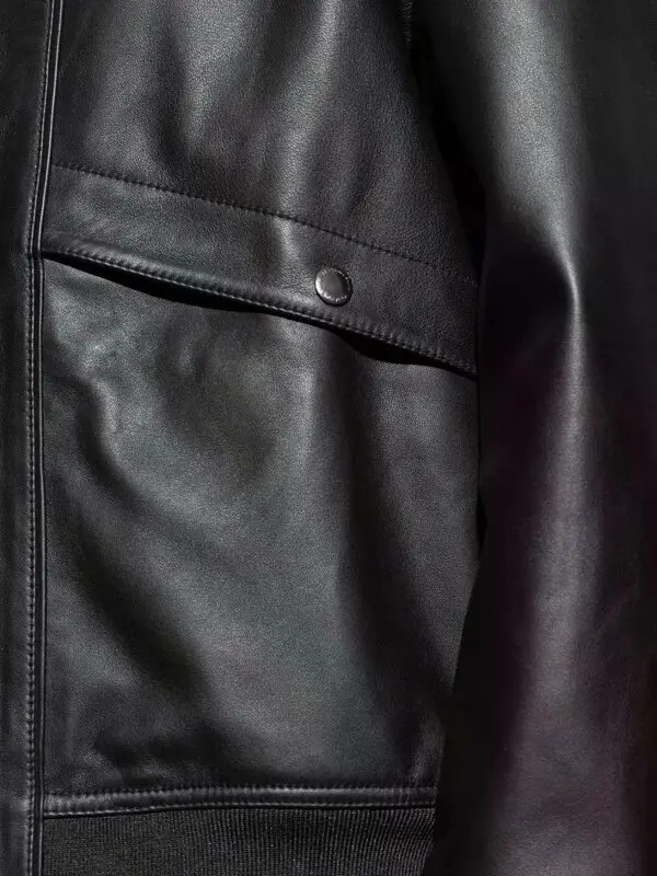 Paul Smith Zip-front Leather Jacket