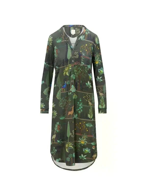 PIP STUDIO Floral Print Nightdress - Green