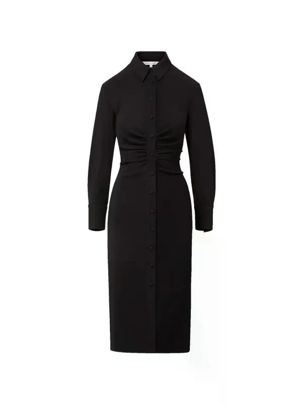 Veronica Beard Loxley Button Midi Dress