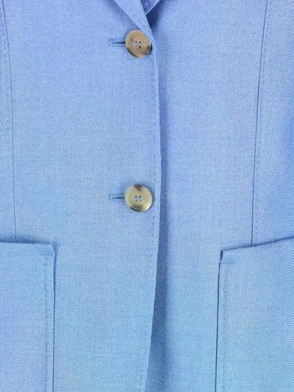 Max Mara Single-breasted Blazer - Blue