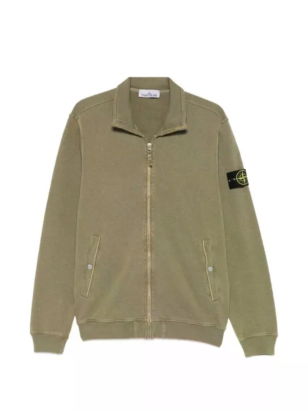 Stone Island Zip Pocket Sweatshirt