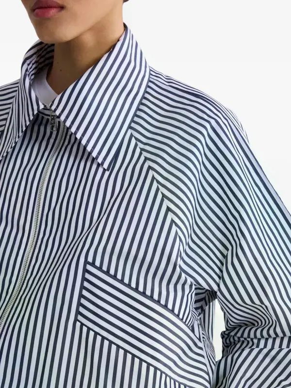 PATOU Striped Zipped Jacket