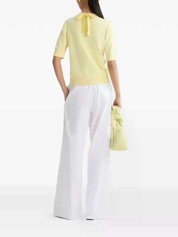 PATOU Short-sleeved Bow Top