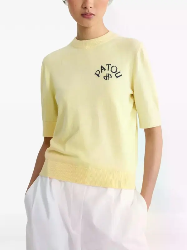 PATOU Short-sleeved Bow Top