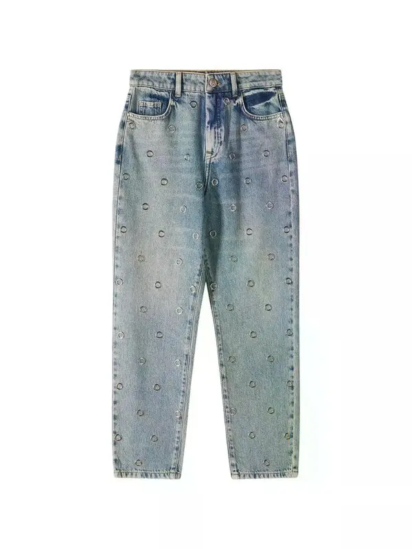 Patrizia Pepe Eyelet Detail Jeans