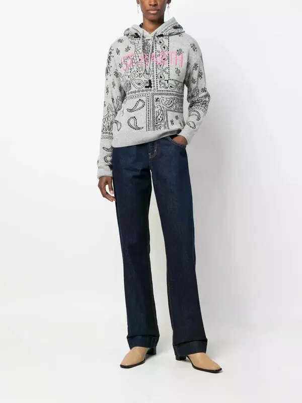 MC2 SAINT BARTH Paisley Print Hoodie