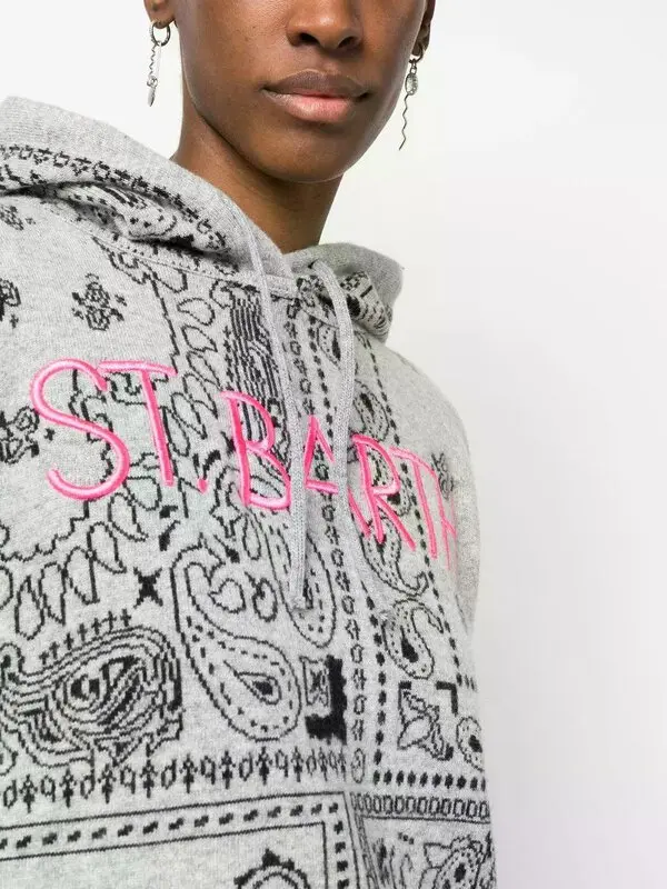 MC2 SAINT BARTH Paisley Print Hoodie