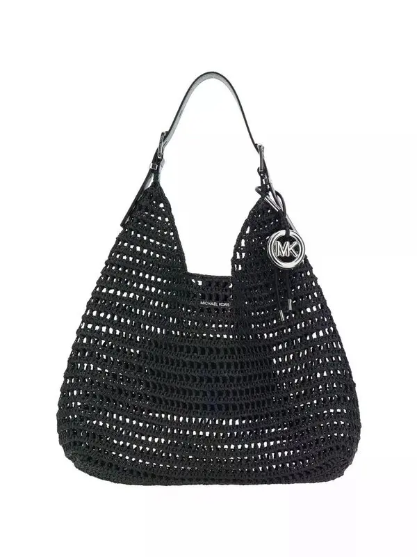 Michael Kors Logo Charm Shoulder Bag