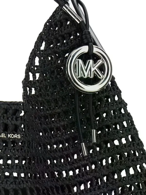 Michael Kors Logo Charm Shoulder Bag