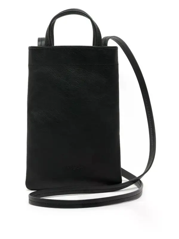 Marsèll Leather Phone Holder - Black