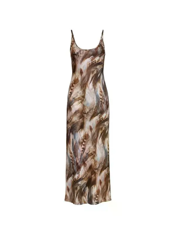 L'Agence Akiya Tank Dress - Brown