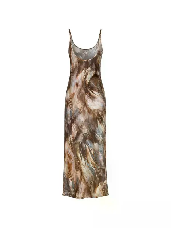 L'Agence Akiya Tank Dress - Brown