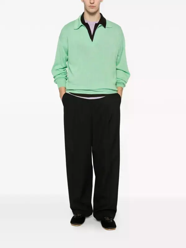 Marni Cuffed Pleated Trousers