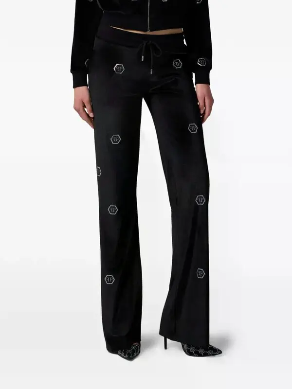 Philipp Plein Monogram-embellished Track Pants