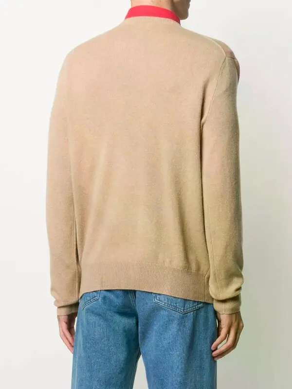 Polo Ralph Lauren Embroidered Logo Cashmere Pullover - Brown