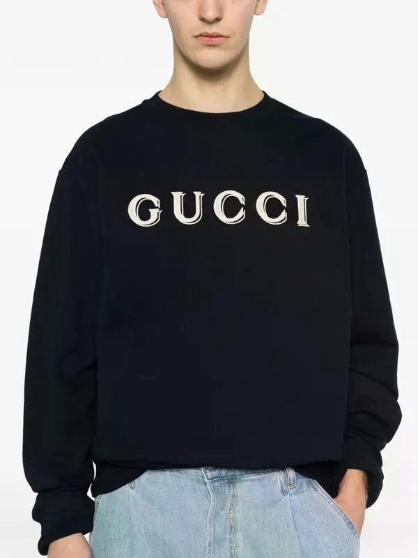 Gucci Logo-detailed Crew-neck Sweater