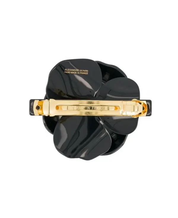 Alexandre De Paris Camelia Barette - Black
