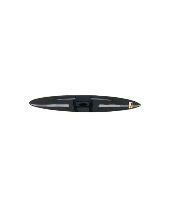 Alexandre De Paris Panama Acetate Barrette - Black