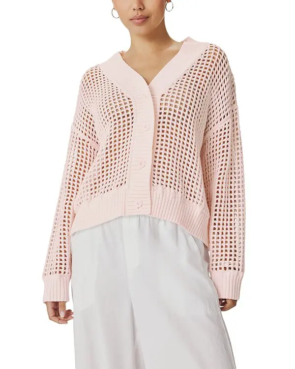 Splendid Camellia Cardigan Sweater - Rose Petal