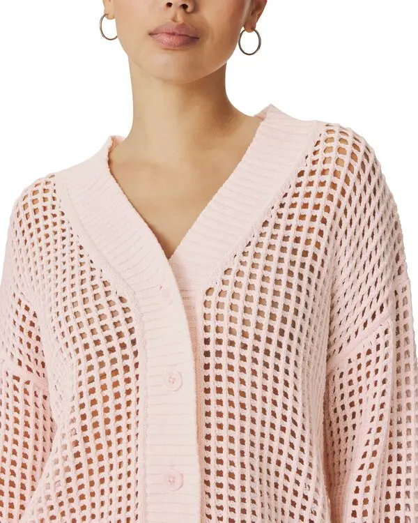 Splendid Camellia Cardigan Sweater - Rose Petal