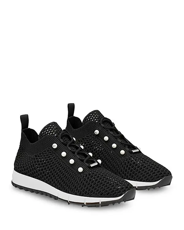 JIMMY CHOO Veles Sneakers - Black
