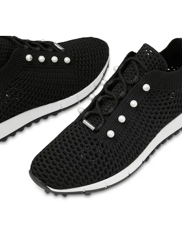 JIMMY CHOO Veles Sneakers - Black