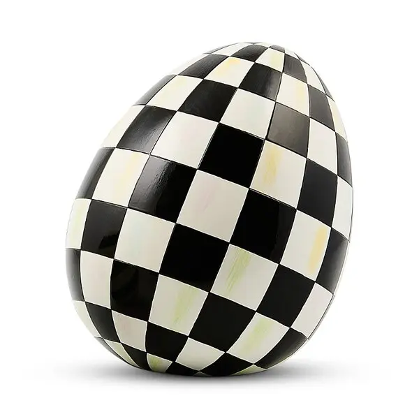 MACKENZIE-CHILDS Check Small Egg - Courtly