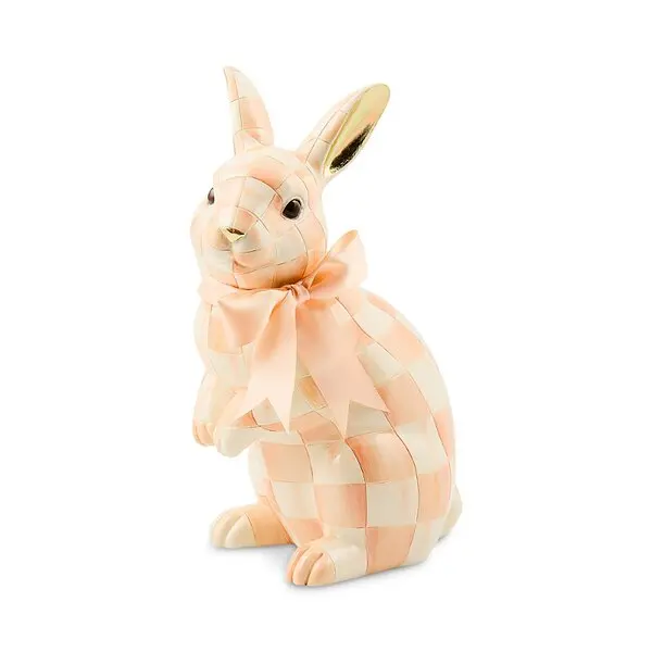 MACKENZIE-CHILDS Check Duchess Bunny - Coral