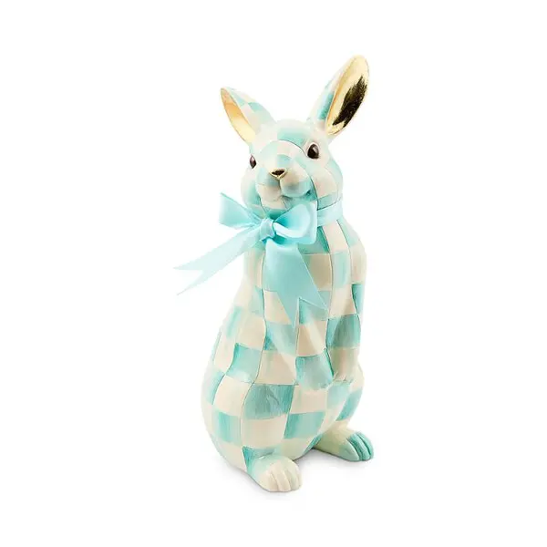 MACKENZIE-CHILDS Check Peter Bunny - Aqua