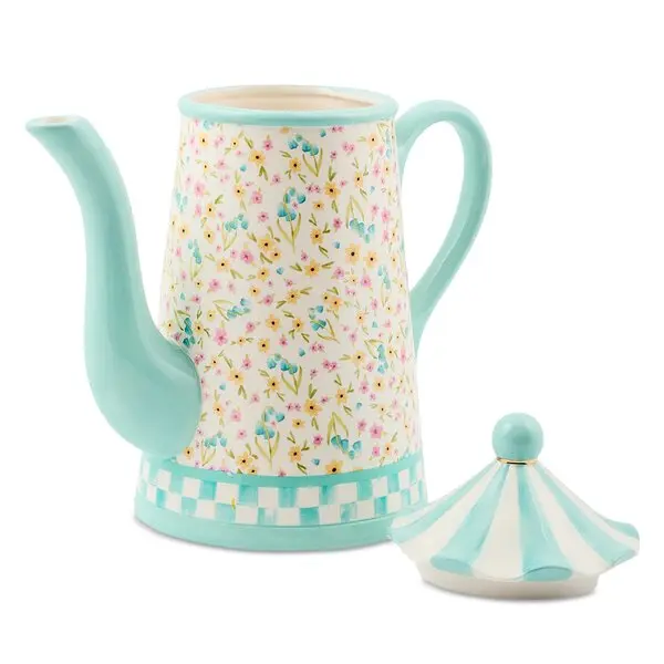 MACKENZIE-CHILDS Patch Ceramic Tea Pot