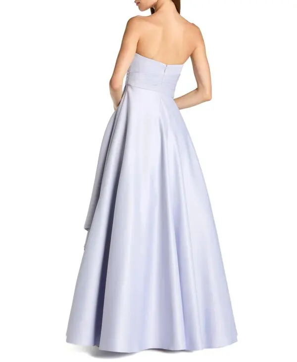 Mac Duggal Strapless Satin A-line Ballgown