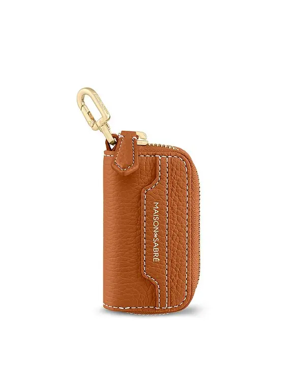 MAISON DE SABRE The Key Case Charm - Pecan Brown