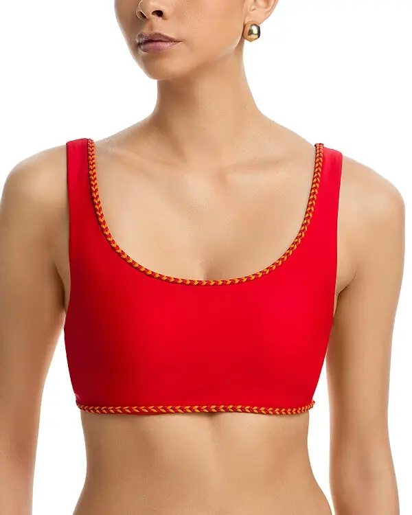 Ramy Brook Maeve Bikini Top - Flame