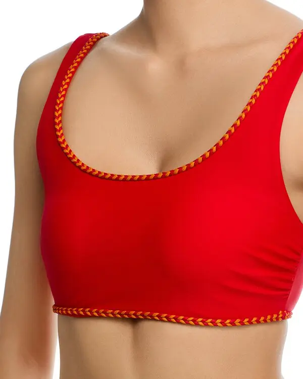 Ramy Brook Maeve Bikini Top - Flame