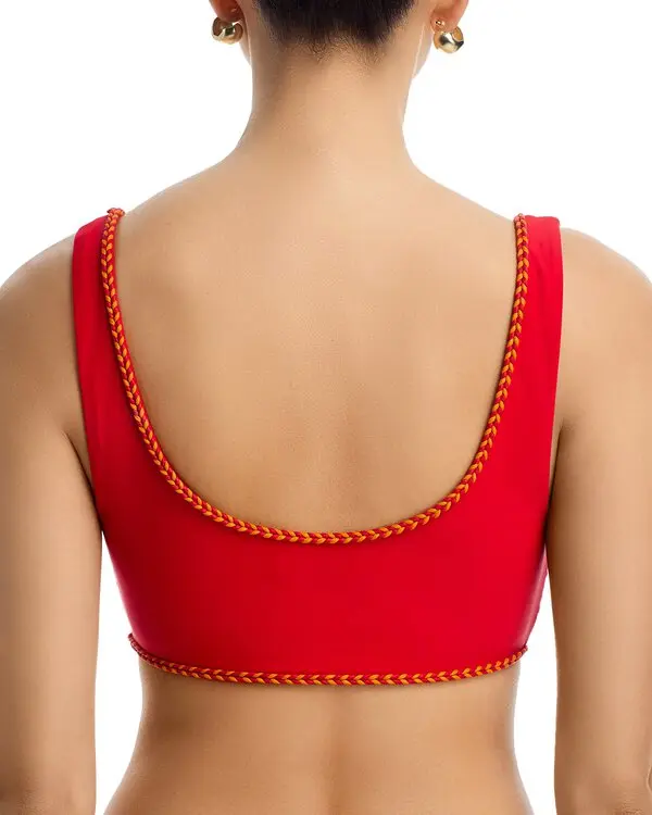 Ramy Brook Maeve Bikini Top - Flame