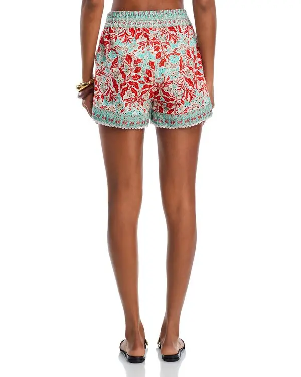 Ramy Brook Printed Cotton Shorts