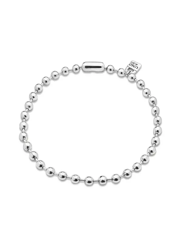 UNODE50 Sterling -plated Padlock Chain Necklace - Silver