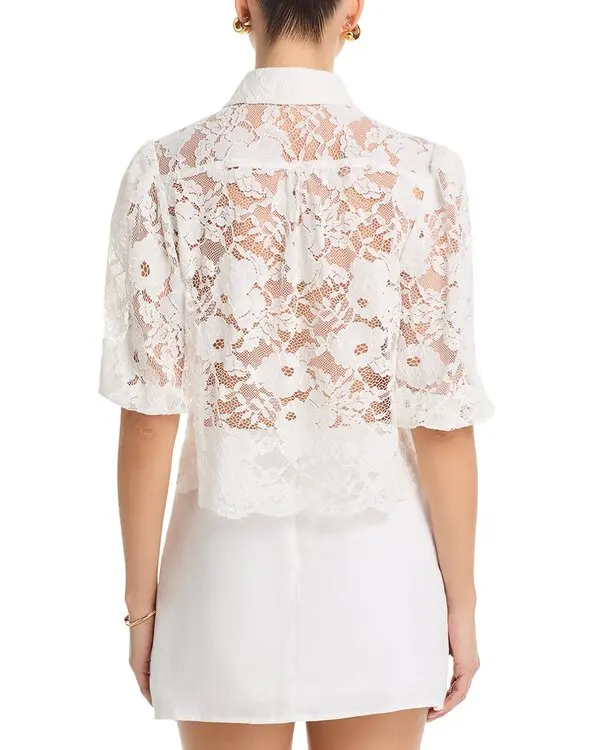 Generation Love Tammy Mesh Lace Shirt